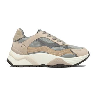 Philippe Model Beige Leder Slip-On Sneakers - - Shoes - Damen - Mehrfarbig - 39 EU