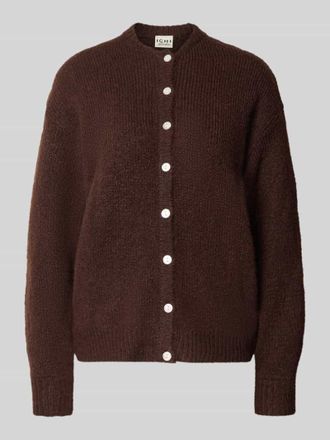 Ichi Relaxed Fit Strickjacke mit Woll-Anteil Modell Belablue