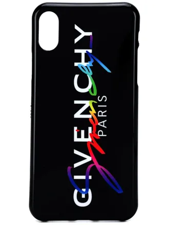 Givenchy coque diPhone X/XS &agrave; logo - Noir