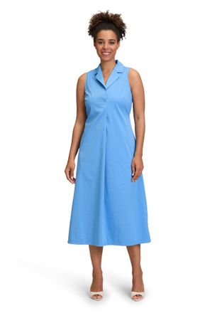 Vera Mont Damen 6685/4016 Kleid, Shiny Cornflower, 40