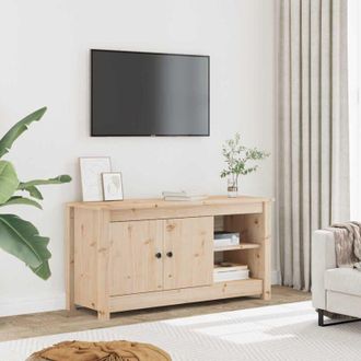 vidaXL TV-Schrank 103x36,5x52 cm Massivholz Kiefer - Vidaxl