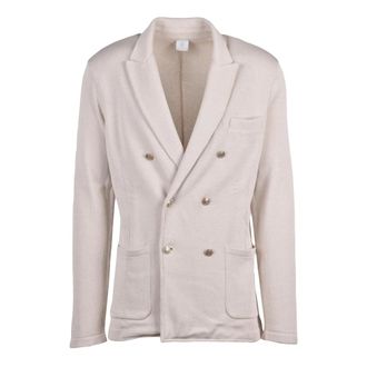 Eleventy Blazer en Maglina - Homme - Vestes - Beige - Taille: L