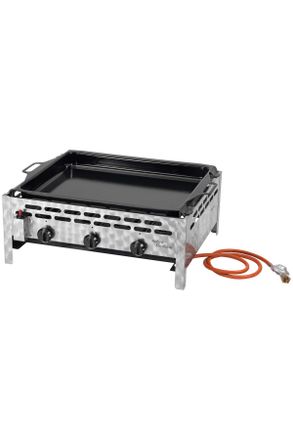 ambia GARDEN Gastrobr&auml;ter, Schwarz, Silber, Metall, 52.5x29.0x64.5 cm, Piezoz&uuml;ndung, Grills & Outdoor-K&uuml;chen, Gasgrills
