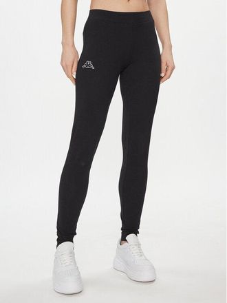 Kappa Leggings Zapri 303MJB0 Schwarz Slim Fit