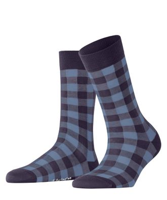 Burlington Damen Socken Vichy W So Baumwolle gemustert 1 Paar, Rot Wineberry 8761, 36-41