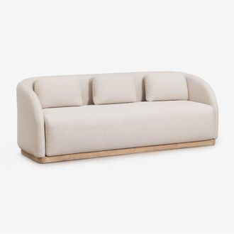 Sklum 3-Sitzer-Sofa aus Akazienholz Verona Helles Akazienbraun