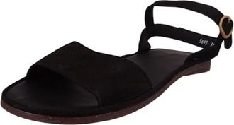 El Naturalista Femme N5693 Tulip Sandale Plate, Black, 39 EU