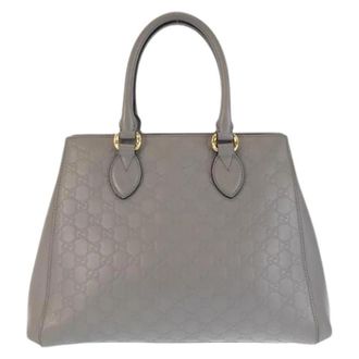Gucci Pre-owned Guccissima Leather Tote Bag - - Pre-owned - Damen - Grau - ONE SIZE
