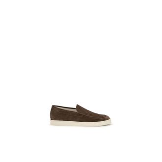Brunello Cucinelli Homme, Chaussures, Brun, Taille: 41 EU Mocassins Slip-On en Caoutchouc