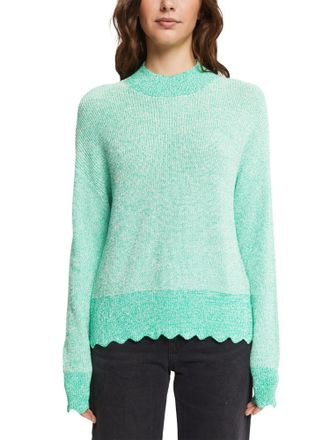 Esprit Damen 122CC1I315 Pullover, 334/LIGHT Green 5, XS