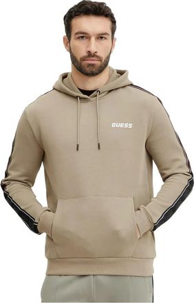 Guess Homme, Sweatshirts et sweats à capuche, Beige, Taille: 2XL Sweat à capuche Pull-Over