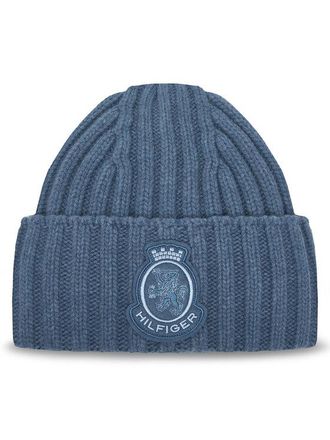 Tommy Hilfiger M&uuml;tze Th Crest Fluffy AW0AW18210 Blau
