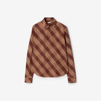 Burberry Chemise casual en coton Check, Size: XL