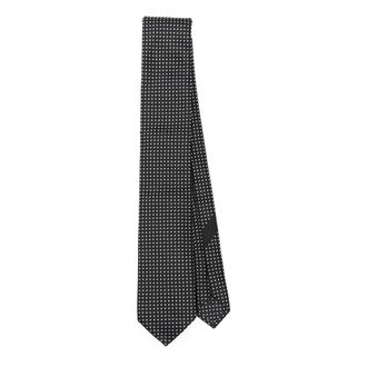 Dolce & Gabbana Gemusterte Seidenkrawatte - - Accessories - Herren - Schwarzk - ONE SIZE