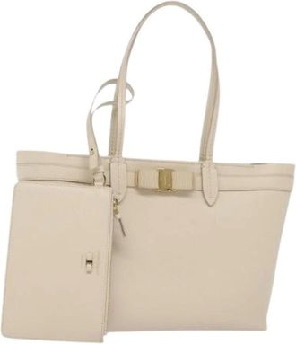 Ferragamo Damen, Pre-Owned, Beige, ONE SIZEGröße