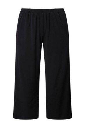 Ulla Popken Schlupfhose 7/8-Jerseyhose gerades Bein Elastikbund