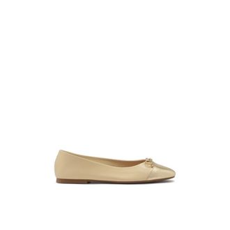 Kazar Lederballerinas mit goldenen Nasen - - Shoes - Damen - Beige - 38 EU