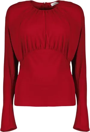 Paco Rabanne Femme, Blouses et Chemises, Rouge, Taille: 44 FR Jersey Top