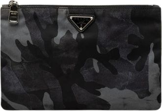 Prada Pre-owned Vintage Clutch - Femme - Pre-owned - Noir - Taille: ONE Size