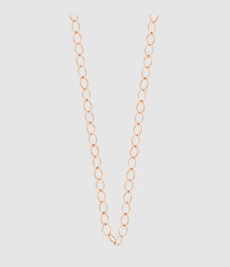 Ginette NY Cha&icirc;ne Maille Fusion Or Rose, 60 cm