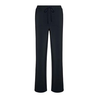 Elena Miro Palazzo-Hose aus Scuba-Stoff mit elastischem- verstellbarem Tunnelzugbund - - Trousers - Damen - Blau - XL