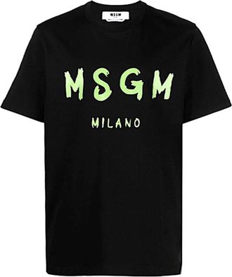 Msgm Msgm, Femme, Tops, Noir, Taille: 44 FR T Shirt