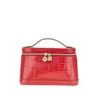 Jacquemus Croc-effect Leather Tote Bag