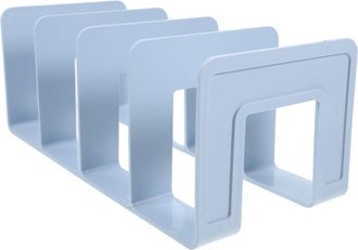 Hemobllo Buchhalterst&auml;nder f&uuml;r Schwere B&uuml;cher mit Mehreren F&auml;chern und Abgerundeten Ecken Stabiler Aktenordnerhalter f&uuml;r B&uuml;ro und Buchhandlung zur &Uuml;bersichtlic