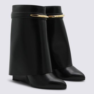 Givenchy Womens Boots Black 100 % Le