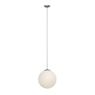 Brilliant Lampe Fantasia Pendelleuchte 30cm silber/wei&szlig; | 1x A60, E27, geeignet f&uuml;r Normallampen (nicht enthalten) | In der H&ouml;he einstellbar/Kabel k&uuml;rzbar