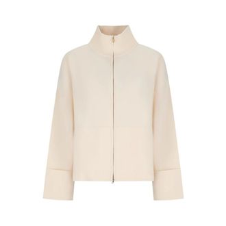 Max Mara Femme, Vestes, Beige, Taille: 40 FR SweaT-shirt en jersey technique coupe cocon