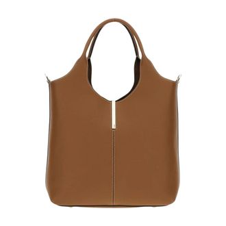 Tod's Leather Shopping Bag - - Bags - Damen - Braun - ONE SIZE