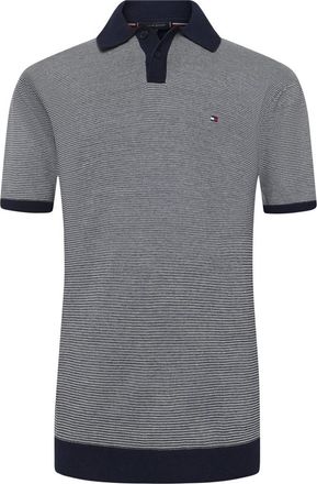Tommy Hilfiger Leichtes Strick-Poloshirt mit Fineliner-Streifen in