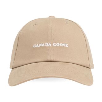 Canada Goose unisex, Accessoires, Beige, Taille: ONE Size Casquette en coton