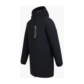 Cruyff Langer Parka Winterjacke Herren Schwarz - - Coats - Herren - Schwarzk - XS