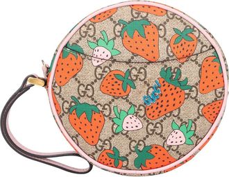 Gucci Crossbody Bags - Gucci GG Strawberry Monogram Pouch - Gr. unisize - in Bunt - f&uuml;r Damen