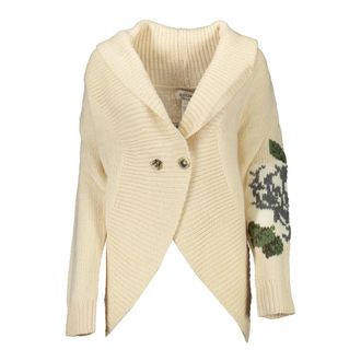 Blugirl Gem&uuml;tlicher Beiger Woll-Cardigan - - Knitwear - Damen - Beige - XL