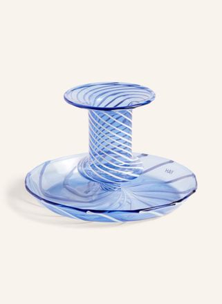 HAY Kerzenhalter Flare blau