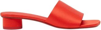 Maison Margiela Femme, Chaussures, Rouge, Taille: 39 EU Anatomic Numeric Mule