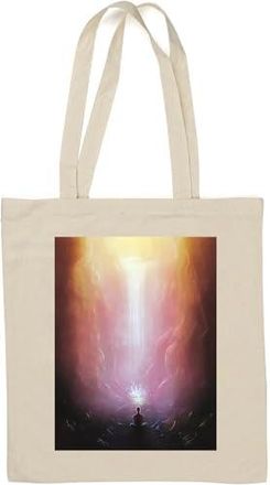 Generic Meditation And Spiritual Connection Art Sac fourre-tout en coton naturel Blanc