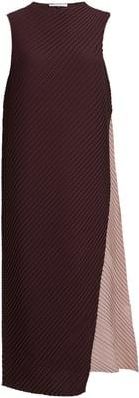 Adolfo Dominguez Robe longue pliss&eacute;e