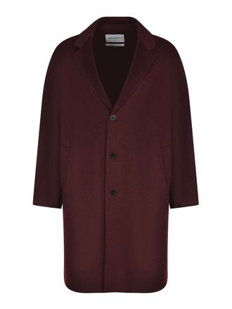 Amaranto Manteau Au Genou - Violet