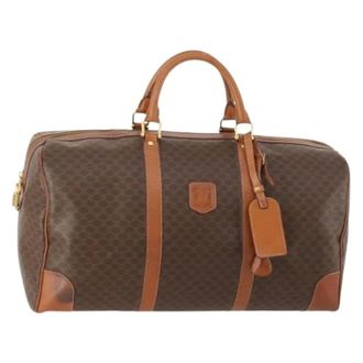 Celine Sac Boston Vintage Pre-owned - Femme - Pre-owned - Brun - Taille: ONE Size