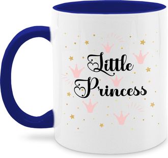 Shirtracer Tasse Tassen 325ml - Little Princess | Kleine Prinzessin | Geschenk M&auml;dchen - 325 ml - Dunkelblau
