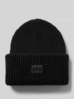 Helly Hansen Beanie in Strick-Optik mit Logo-Patch