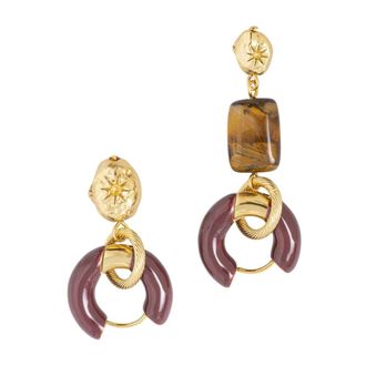 Sessun Boucles doreilles - Femme - Accessoires - Jaune - Taille: ONE Size