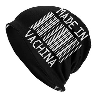 Generic Homme Femme Bonnet &Agrave; Revers Fabriqu&eacute; &Agrave; Vachina Bonnet dhiver Mode Hiver Chapeaux Chaud Bonnets Tricot&eacute; pour Course Hiver Patinage