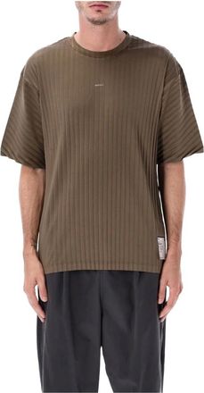 SATISFY Satisfy, Homme, Tops, Vert, Taille: M AuraLite Pleated T-Shirt