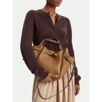 Tory Burch Handtasche Tory Burch Romy Satchel 164866 Braun