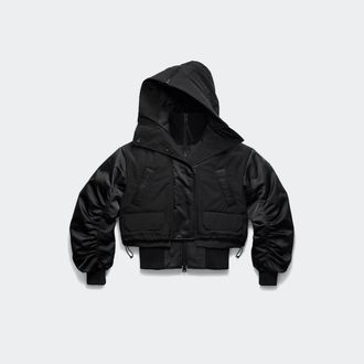 Canada Goose Claremont Bomberjacke Tonal Label (Weiblich, Black, M)